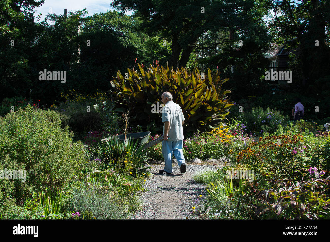 Casa Loma Austin Terrace Toronto Canada garden gardener path tree trees ...