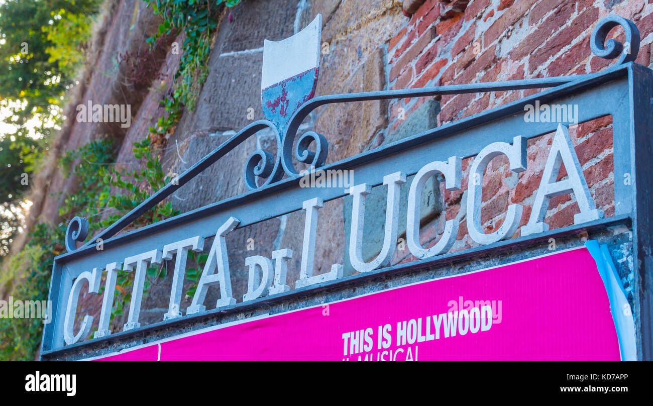 The famous medieval city of Lucca in Tuscany Stock Photo - Alamy