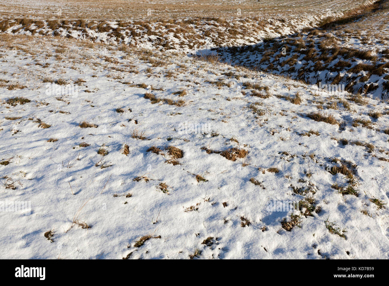 Snow drifts in winter Stock Photo - Alamy