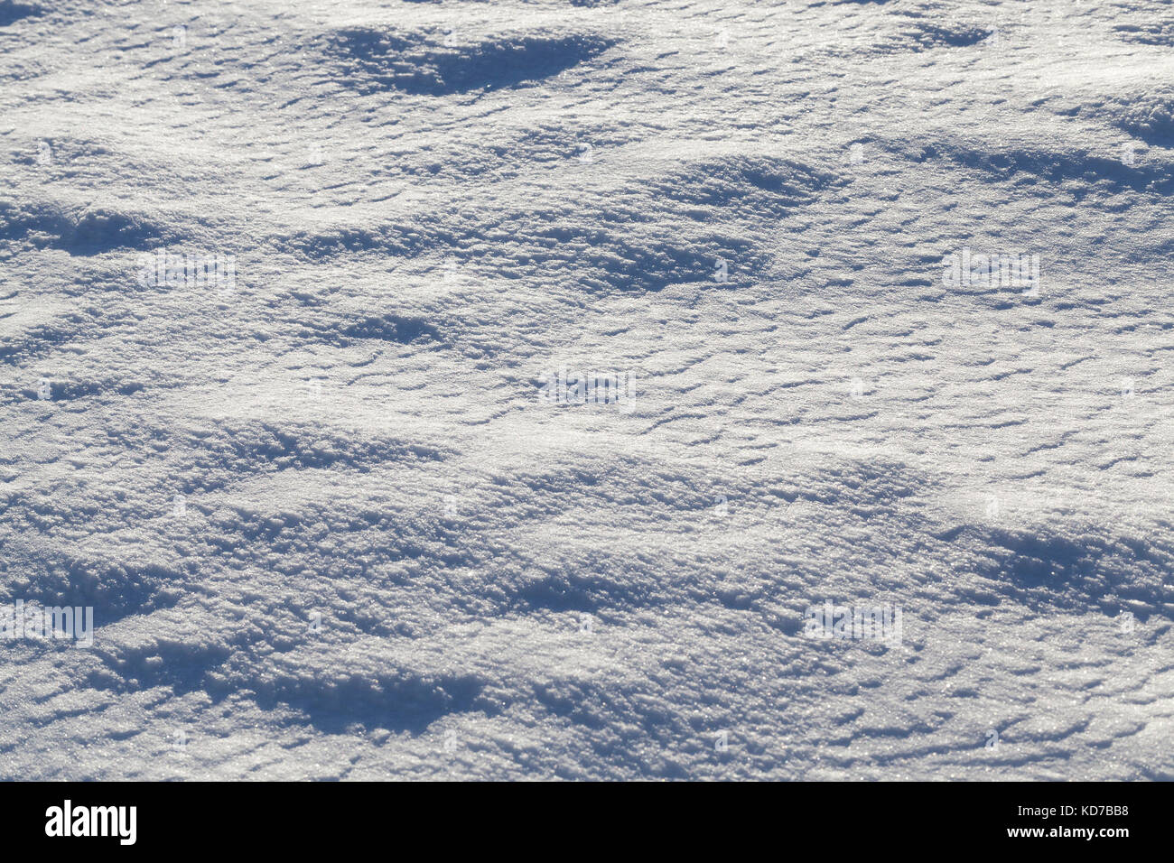 Snow after snowfall Stock Photo - Alamy