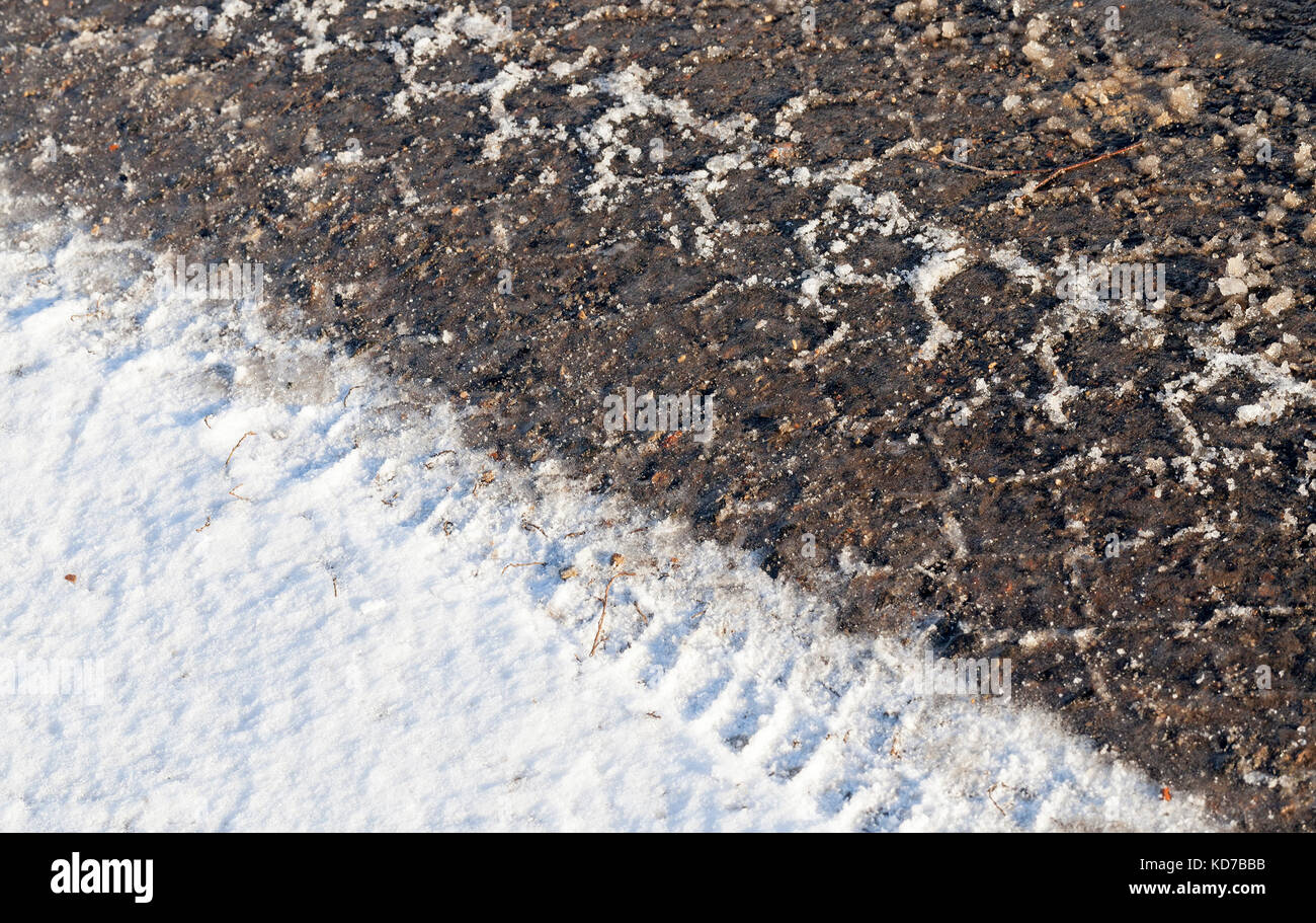 Snow after snowfall Stock Photo - Alamy