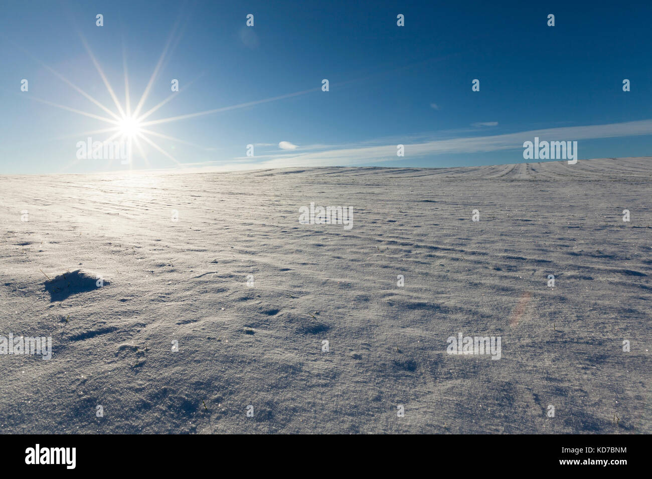 Snow after snowfall Stock Photo - Alamy