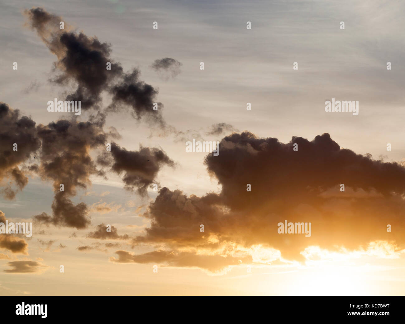 sky at sunset Stock Photo - Alamy