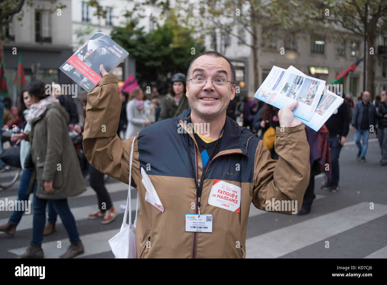 Demonstration in Paris of the civil service, Strike and public ...