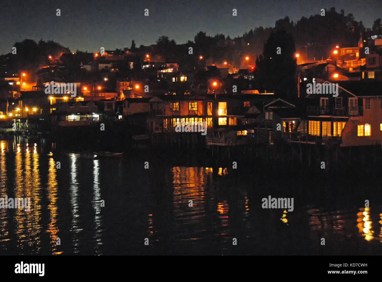 Chiloe, and Castro city Stock Photo - Alamy