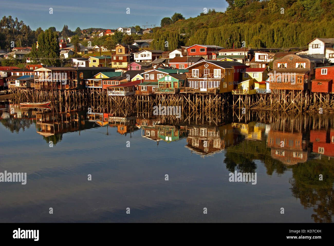 Chiloe, and Castro city Stock Photo - Alamy