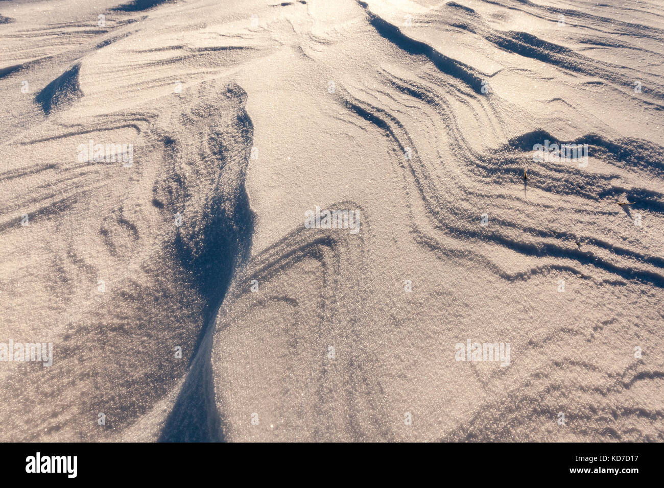 Snow drifts in winter Stock Photo - Alamy