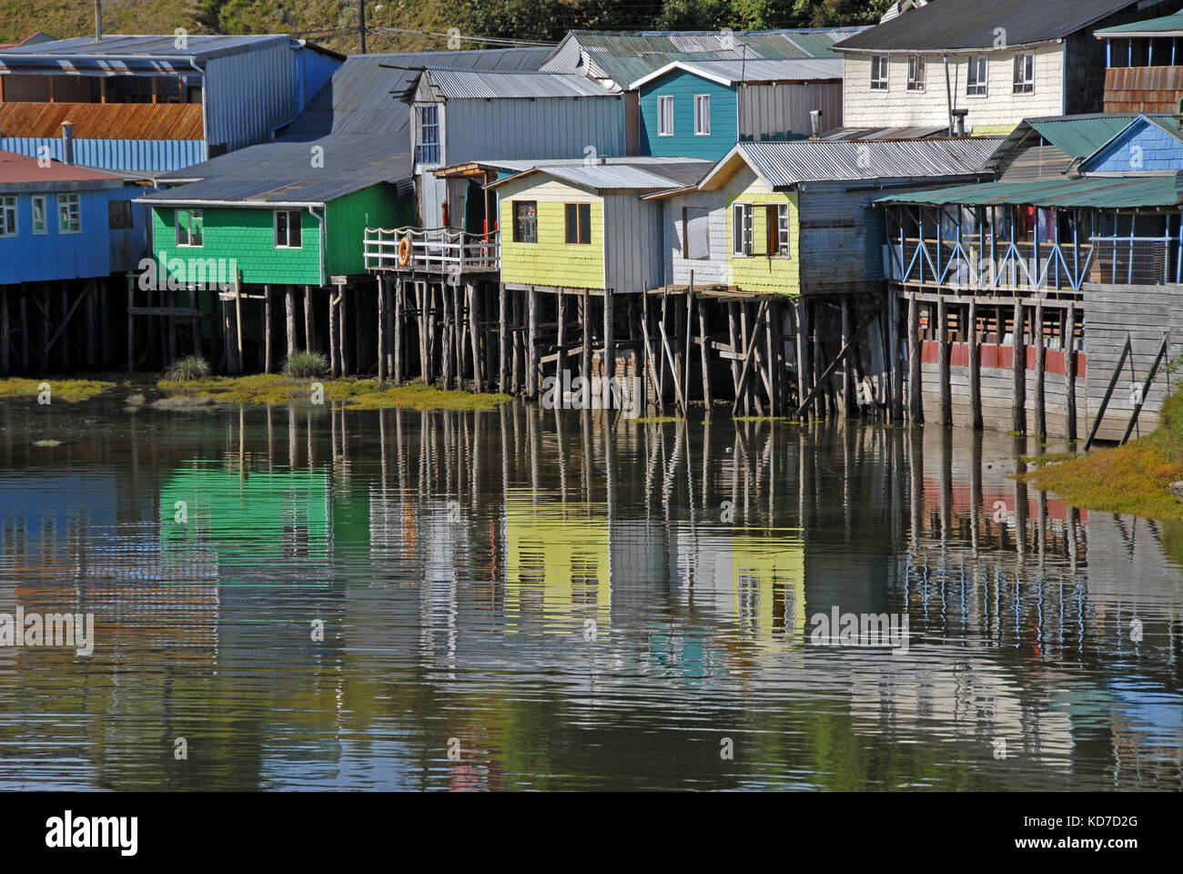 Chiloe, and Castro city Stock Photo - Alamy