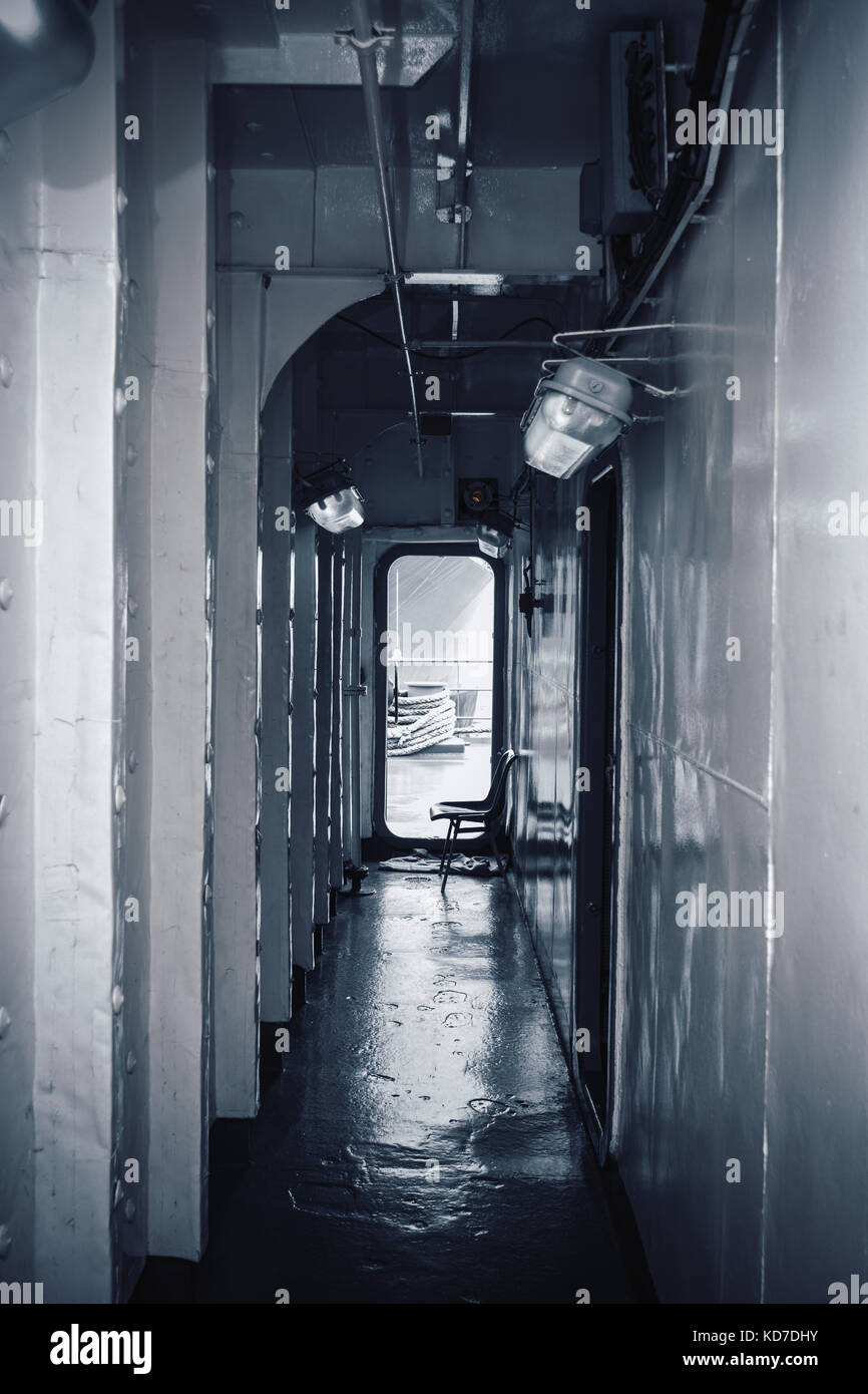 Inside battleship hi-res stock photography and images - Alamy