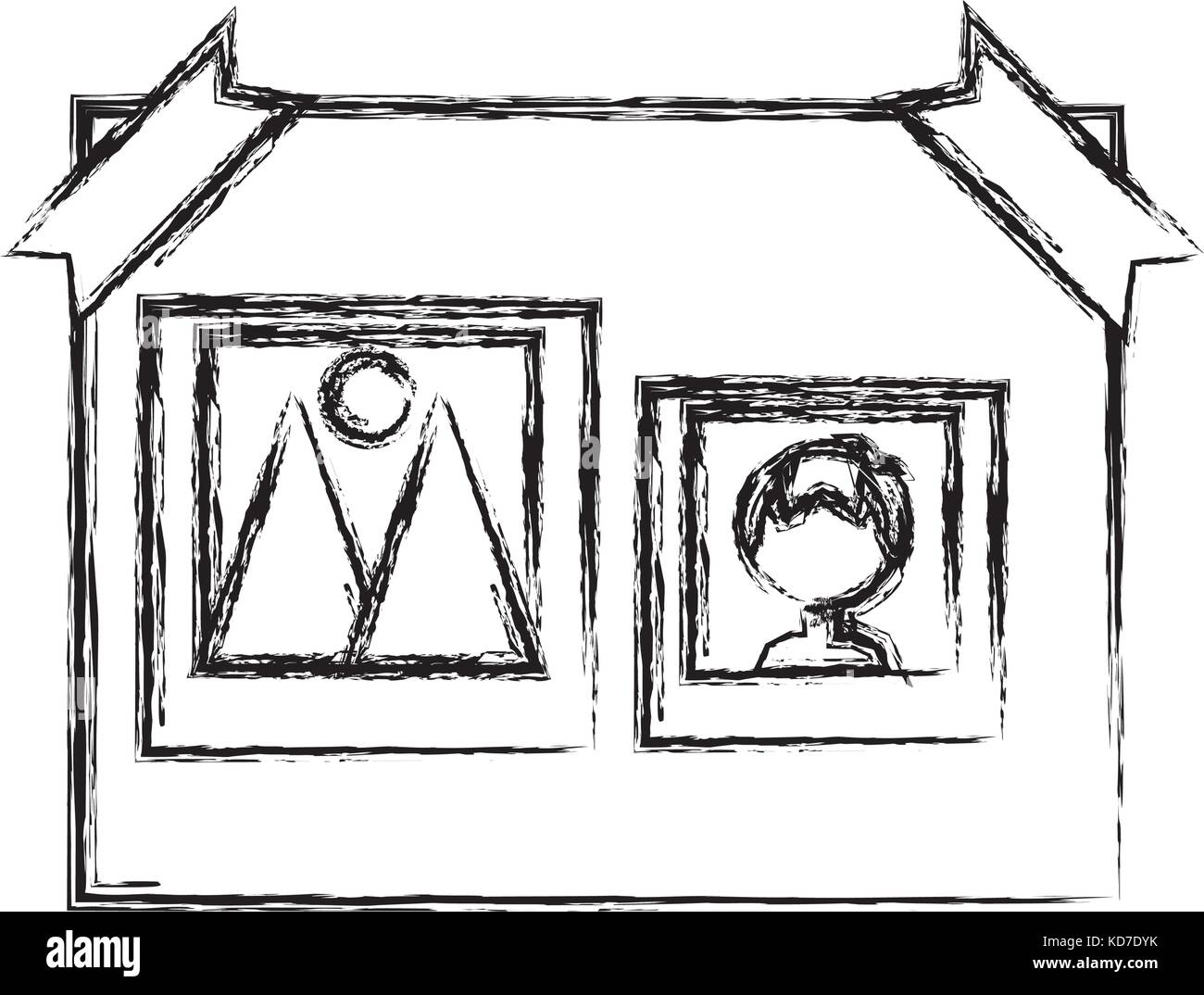 picture board vector illustration Stock Vector Image & Art - Alamy