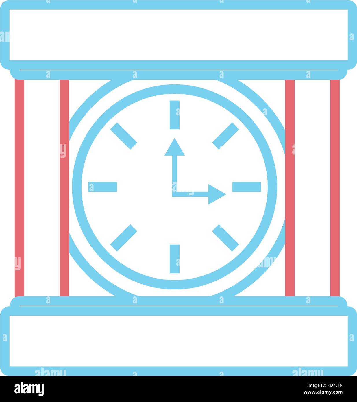 clock vector illustration Stock Vector Image & Art - Alamy