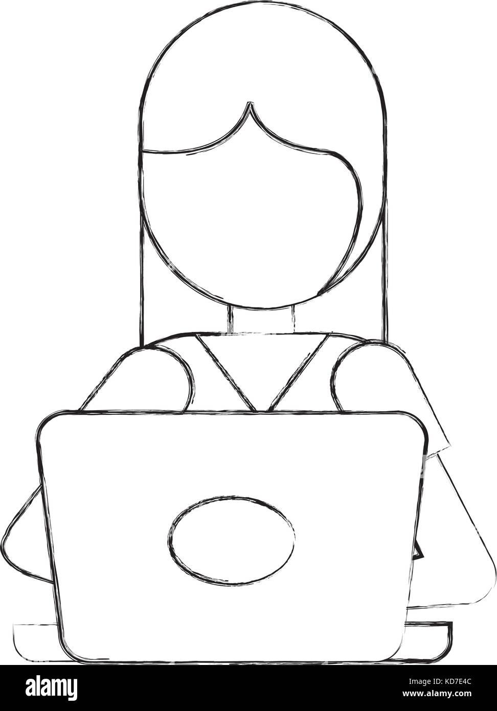 Woman programming Black and White Stock Photos & Images - Alamy