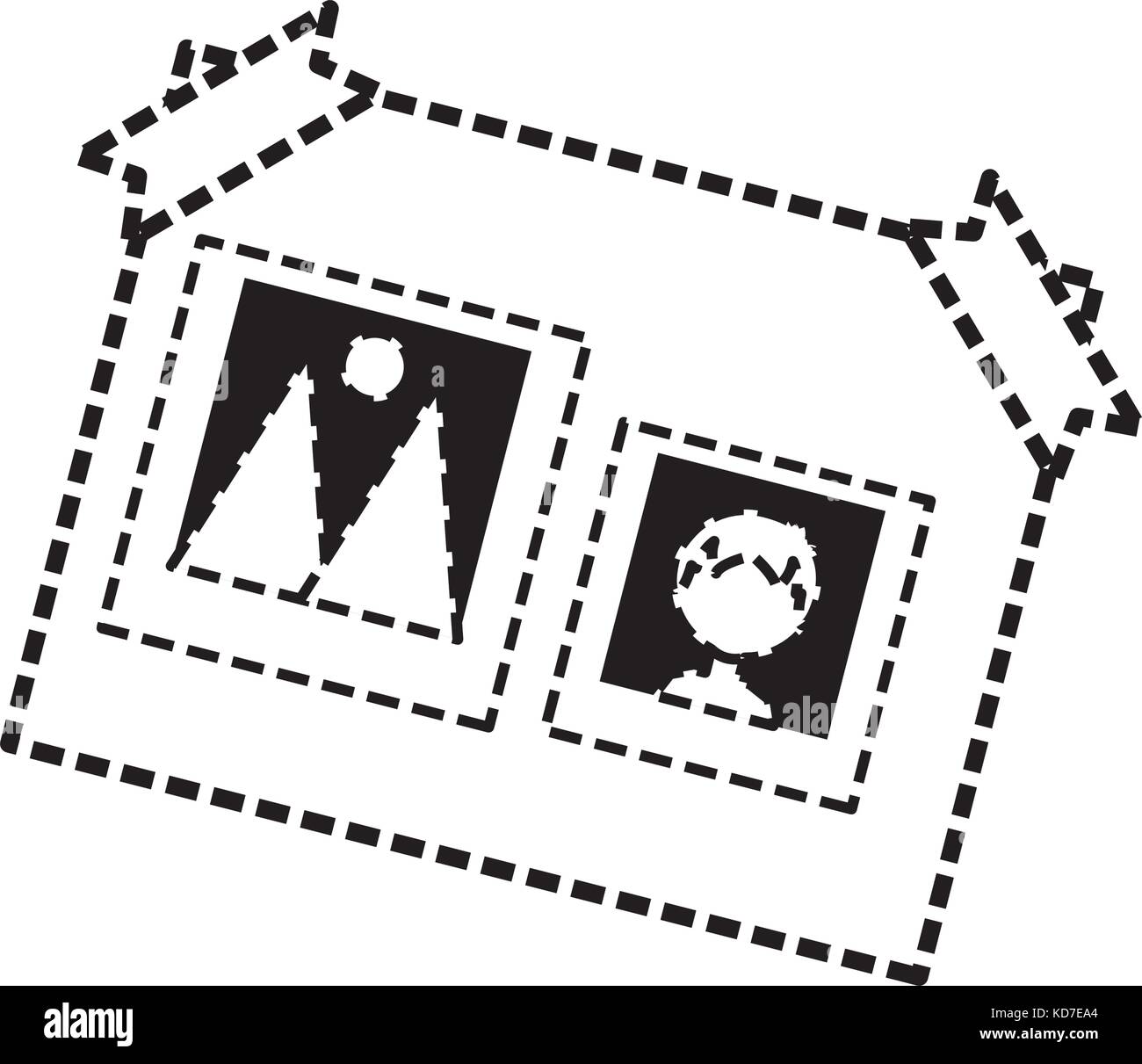 picture board vector illustration Stock Vector Image & Art - Alamy