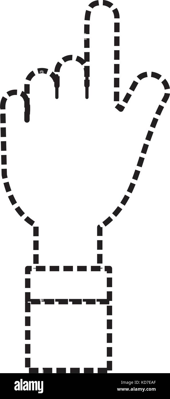 hand vector illustration Stock Vector Image & Art - Alamy