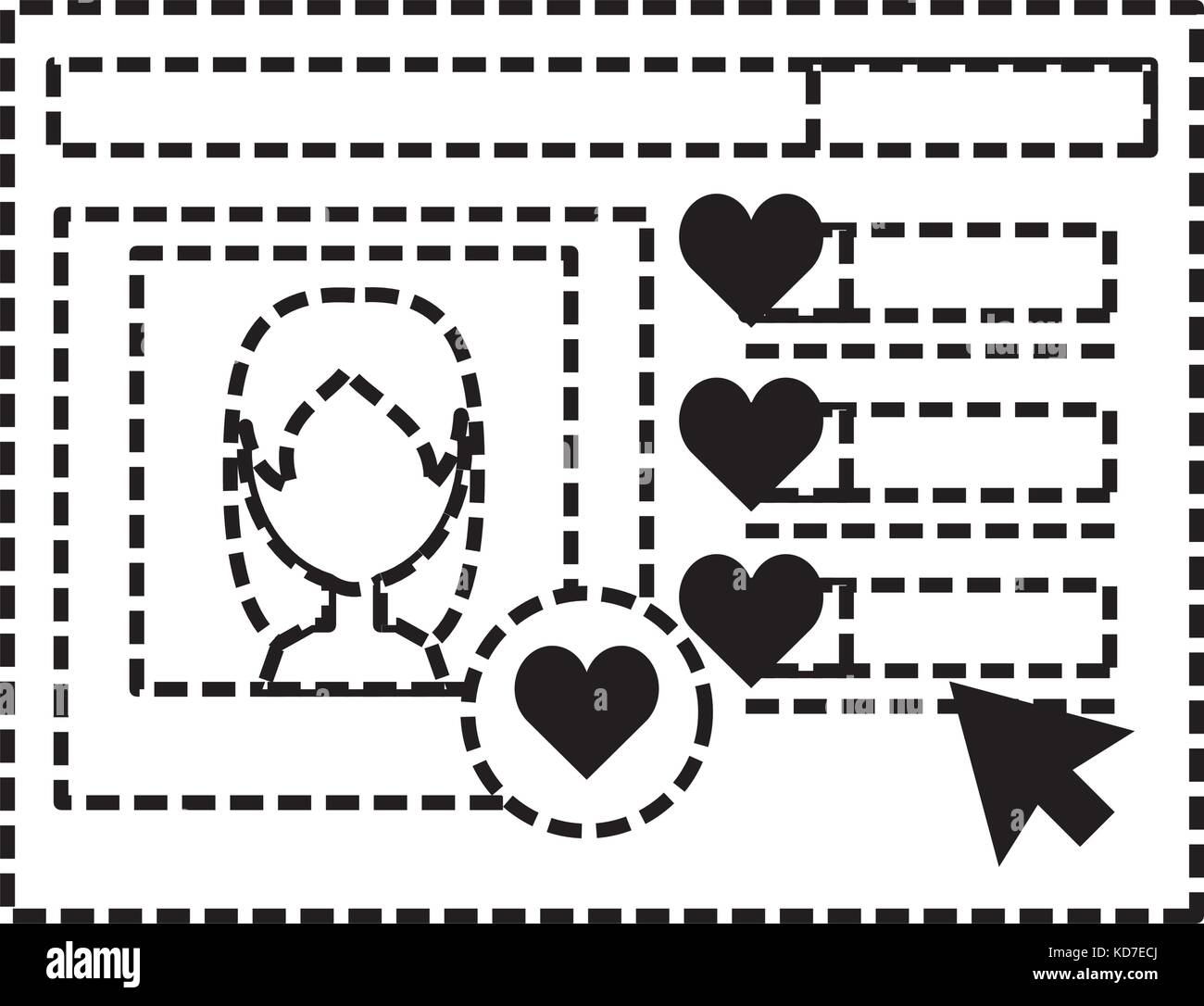 picture board vector illustration Stock Vector Image & Art - Alamy