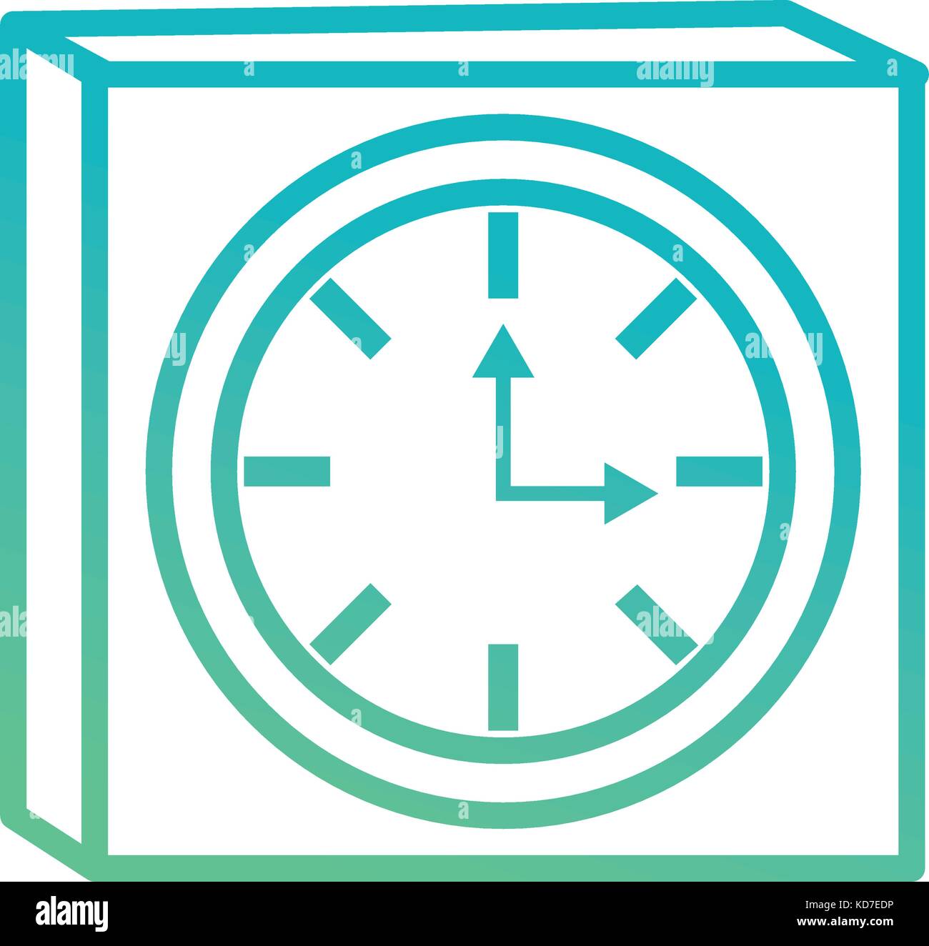 clock vector illustration Stock Vector Image & Art - Alamy