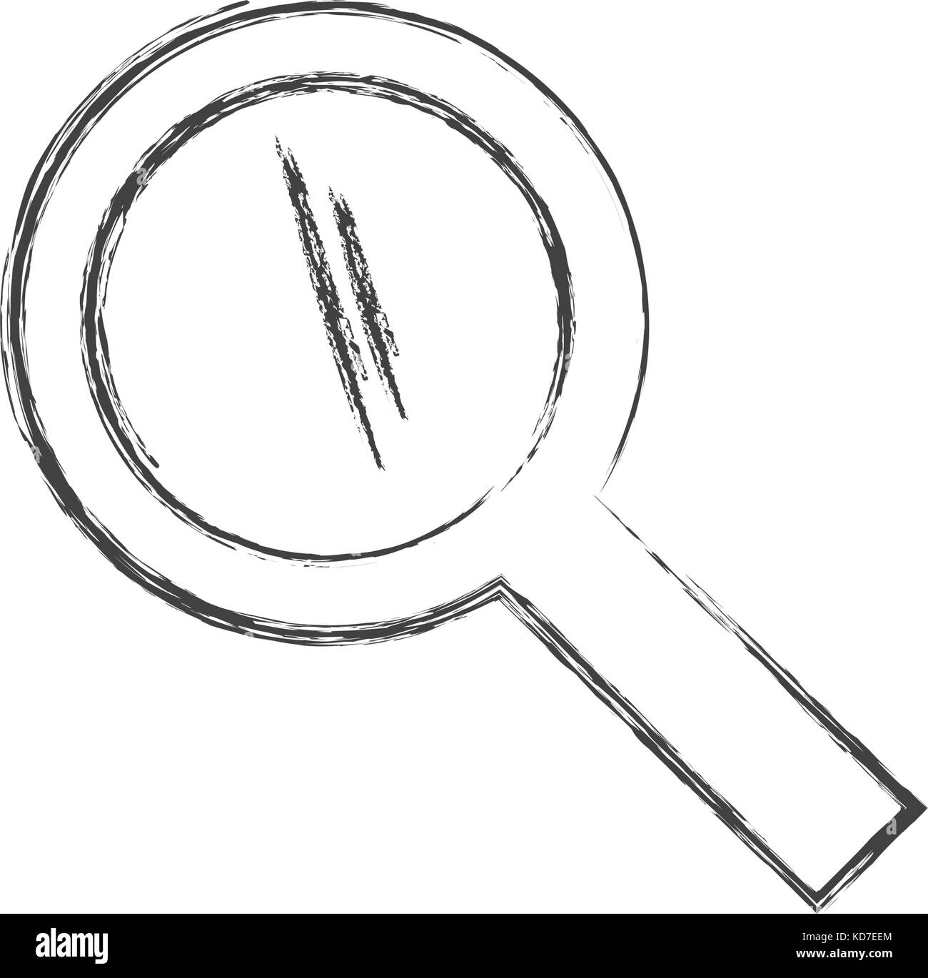 magnifying glass vector illustration Stock Vector Image & Art - Alamy