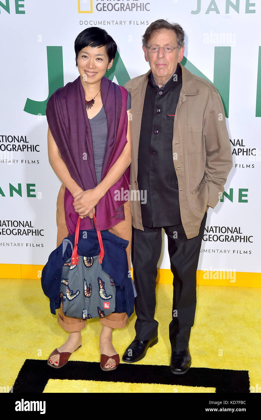 Philip Glass and guest attend the premiere of National Geographic ...