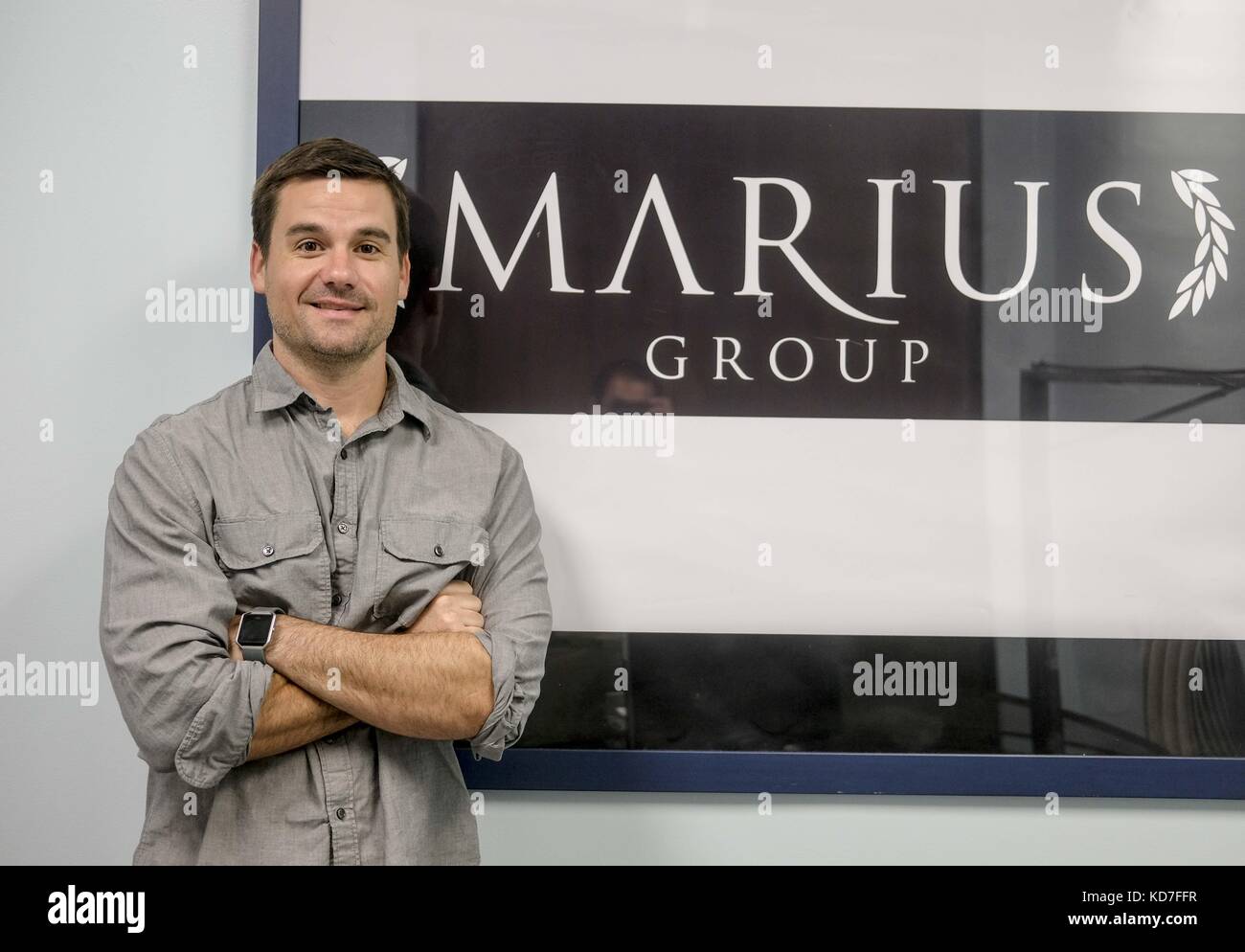 Los Angeles, California, USA. 19th Sep, 2017. Matt Alling, CEO of ...