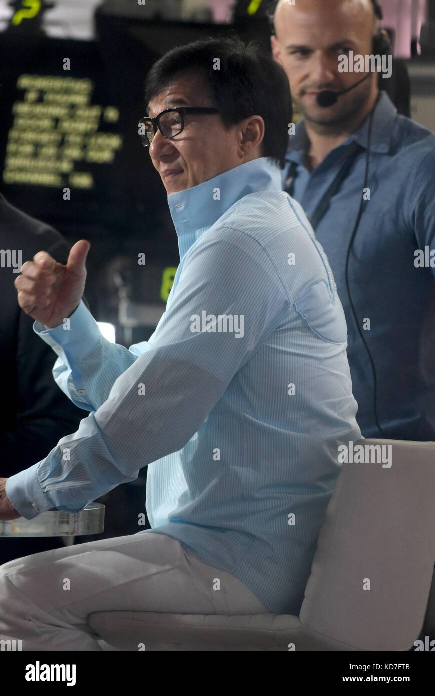 New York, NY, USA. 10th October, 2017. Jackie Chan, seen at the Today ...