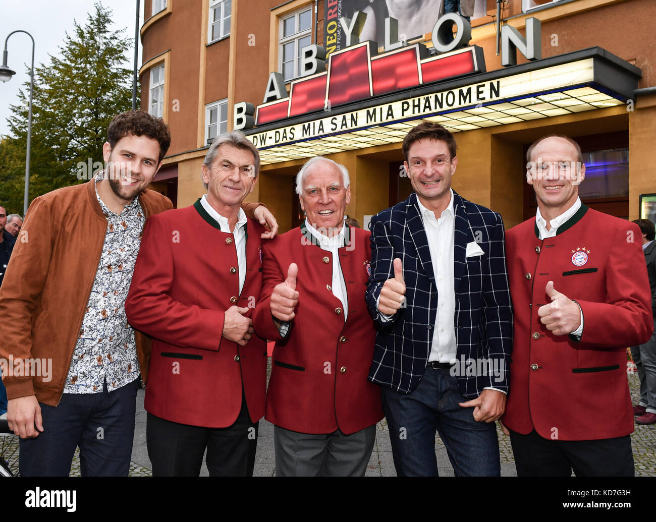 Berlin, Germany. 10th October, 2017. Filmaker Manuel Vering (L-R) with ...