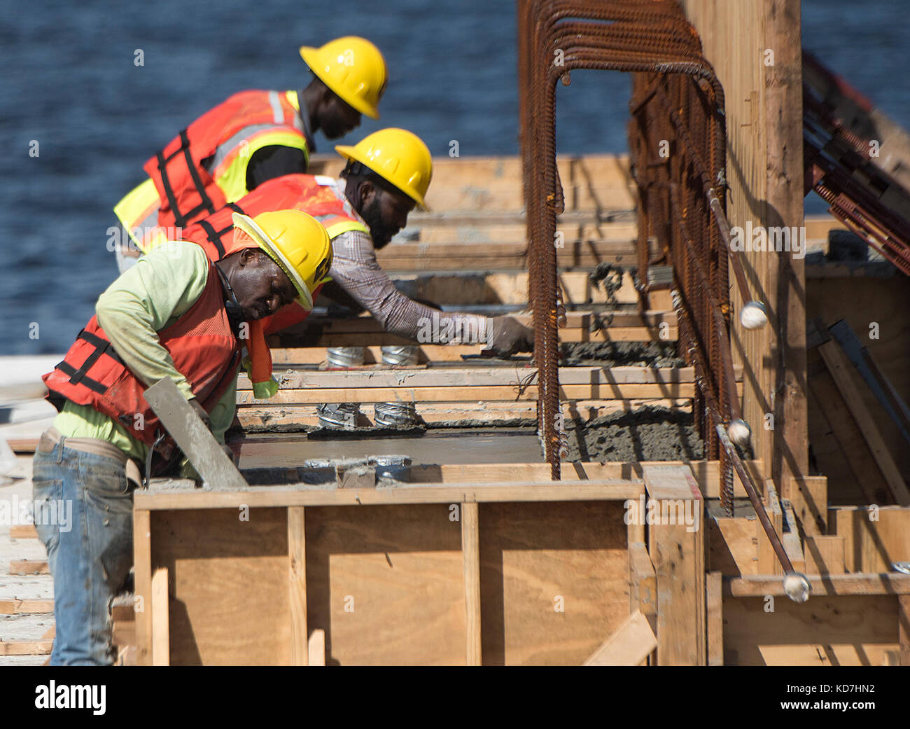 Concrete blocks used in construction hi-res stock photography and ...