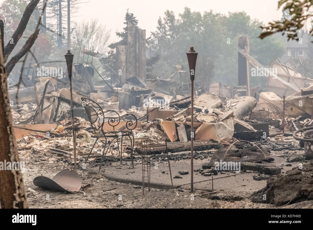 Wildfire devistation hi-res stock photography and images - Alamy
