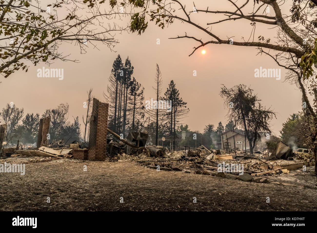 Wildfire devistation hi-res stock photography and images - Alamy