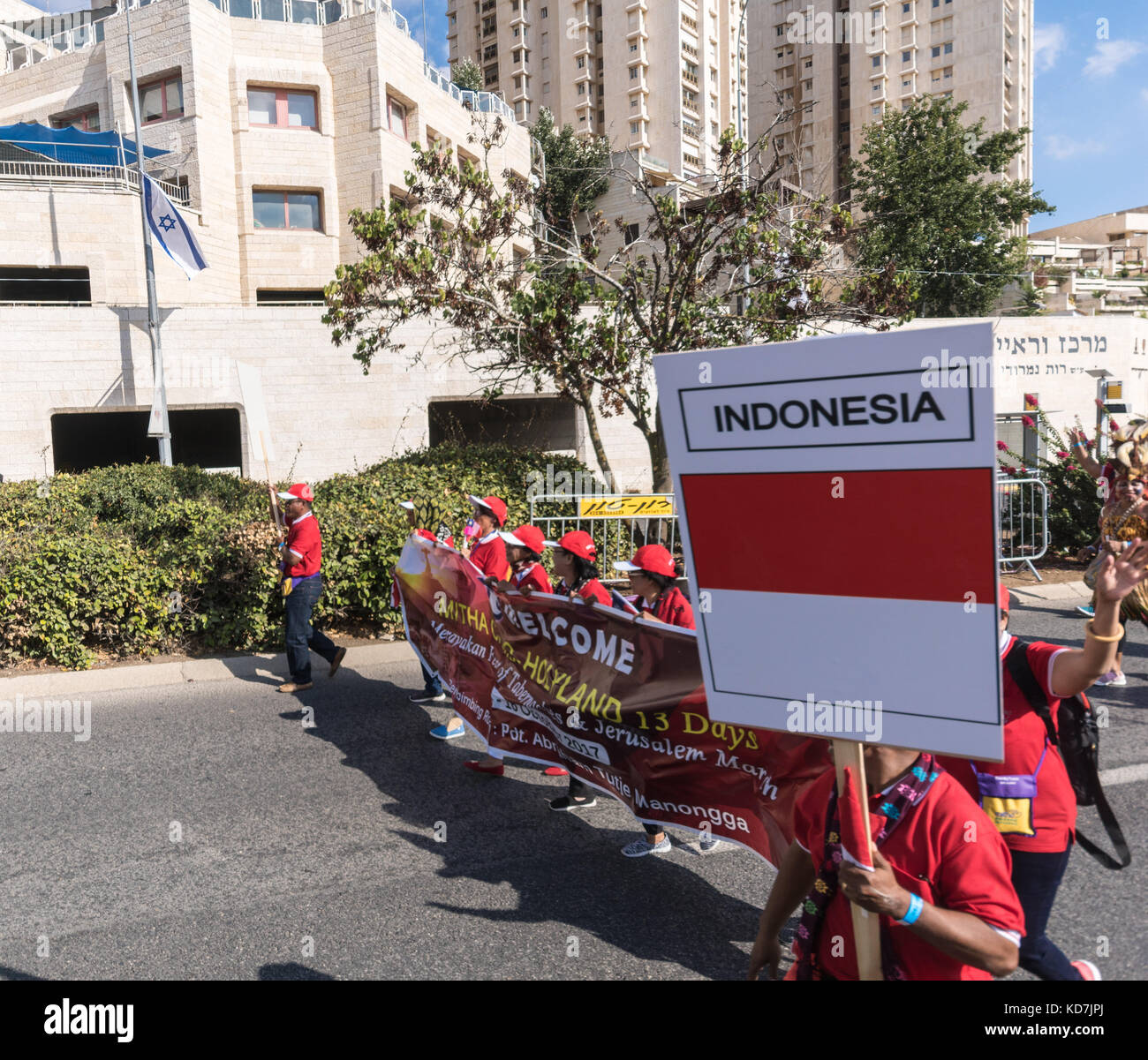 Jerusalem, Israel. 10th Oct, 2017. The Jerusalem March, an annual event ...