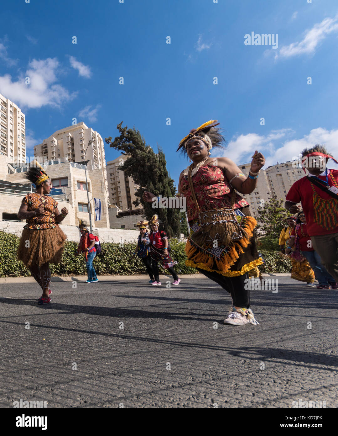 Jerusalem, Israel. 10th Oct, 2017. The Jerusalem March, an annual event ...