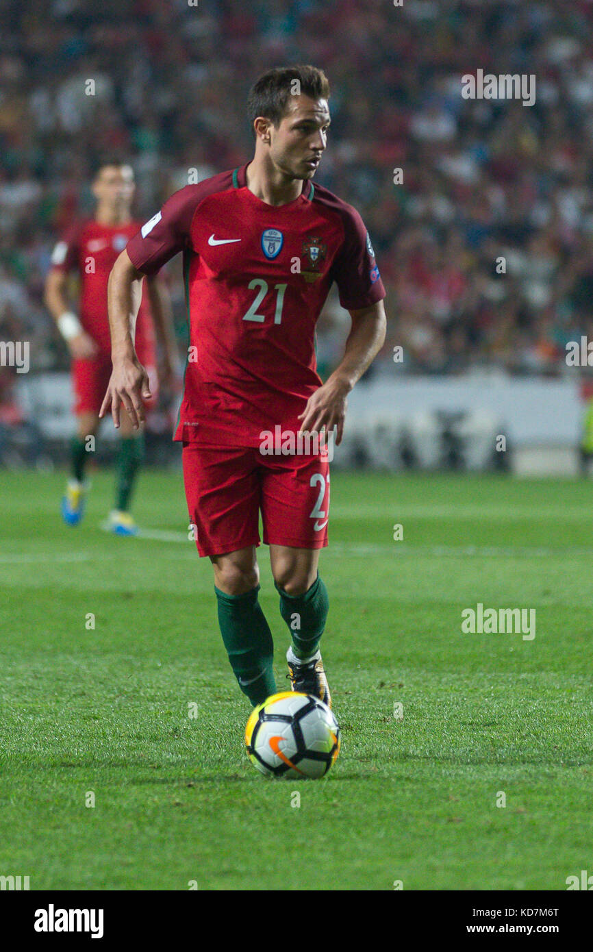 Lisbon, Portugal. 10th Oct, 2017. Portugal's defender Cedric Soares (21 ...