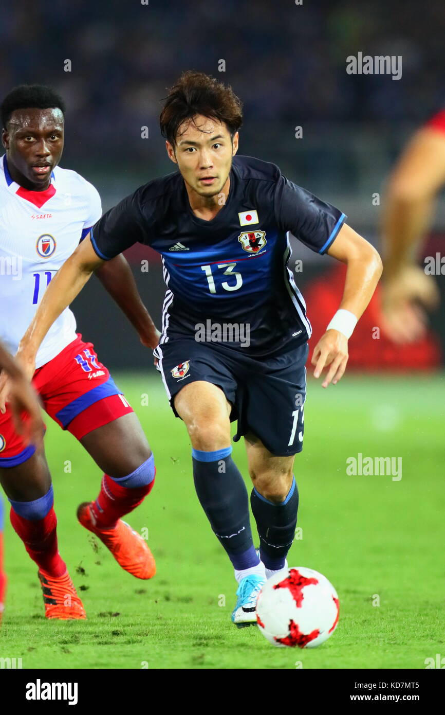 Kanagawa, Japan. 10th Oct, 2017. Kenyu Sugimoto (JPN), Football ...