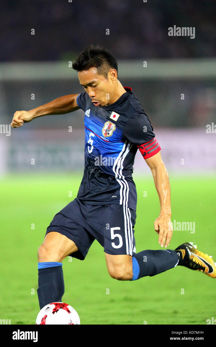 Kanagawa, Japan. 10th Oct, 2017. Yuto Nagatomo (JPN), Football / Soccer ...