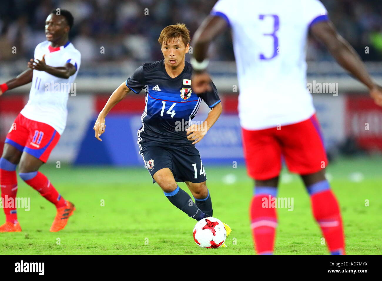Kanagawa, Japan. 10th Oct, 2017. Takashi Inui (JPN), Football / Soccer ...