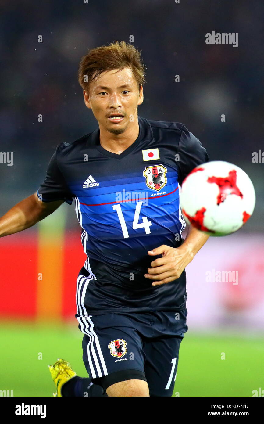 Kanagawa, Japan. 10th Oct, 2017. Takashi Inui (JPN) Football/Soccer ...