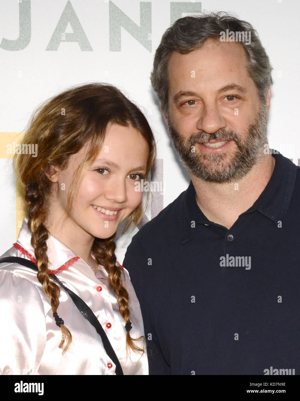 Hollywood, USA. 09th Oct, 2017. Iris Apatow and Judd Apatow arrives at ...