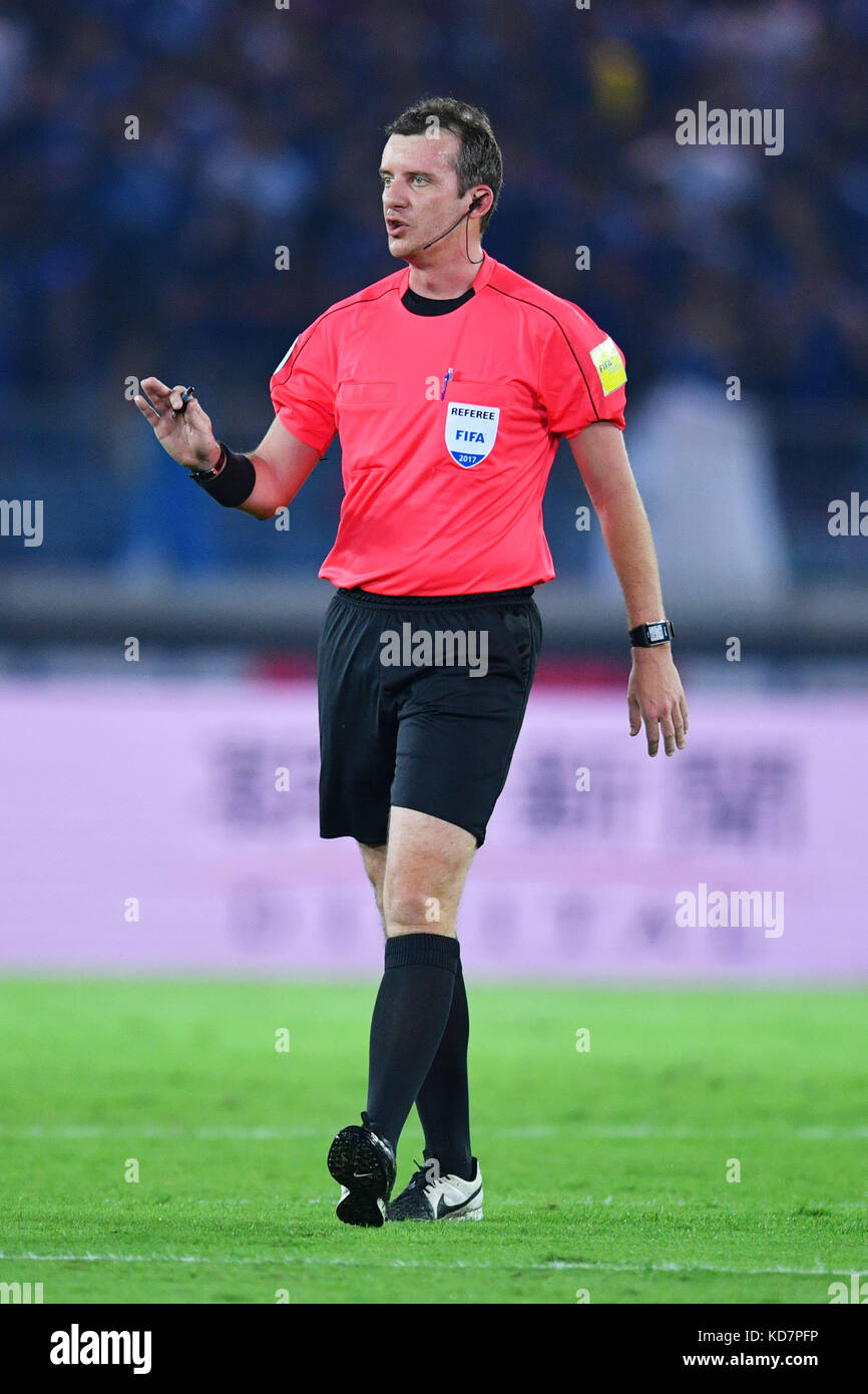 Kanagawa, Japan. 10th Oct, 2017. Peter Green (Referee), Football ...