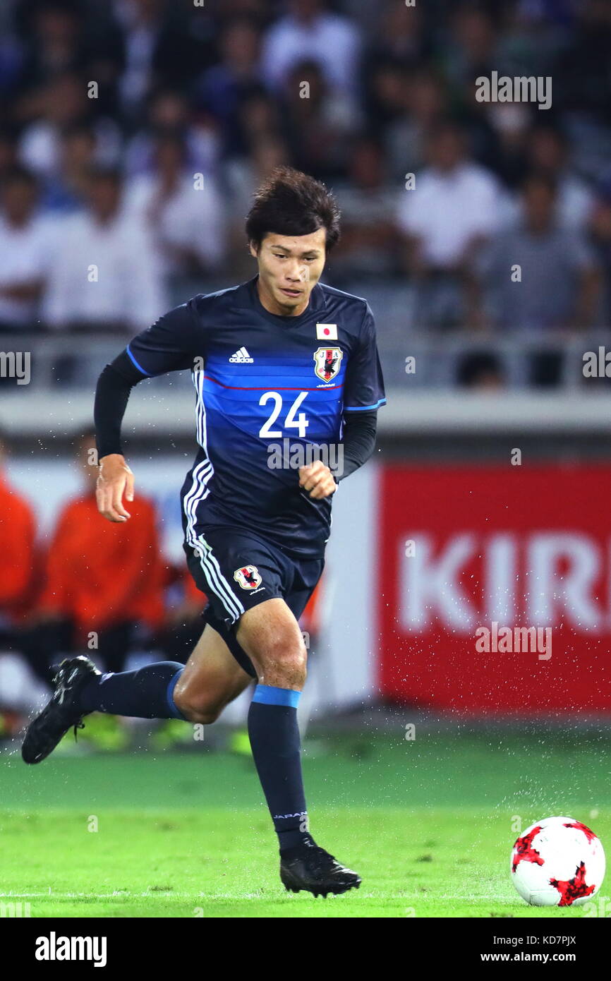 Kanagawa, Japan. 10th Oct, 2017. Shintaro Kurumaya (JPN) Football ...
