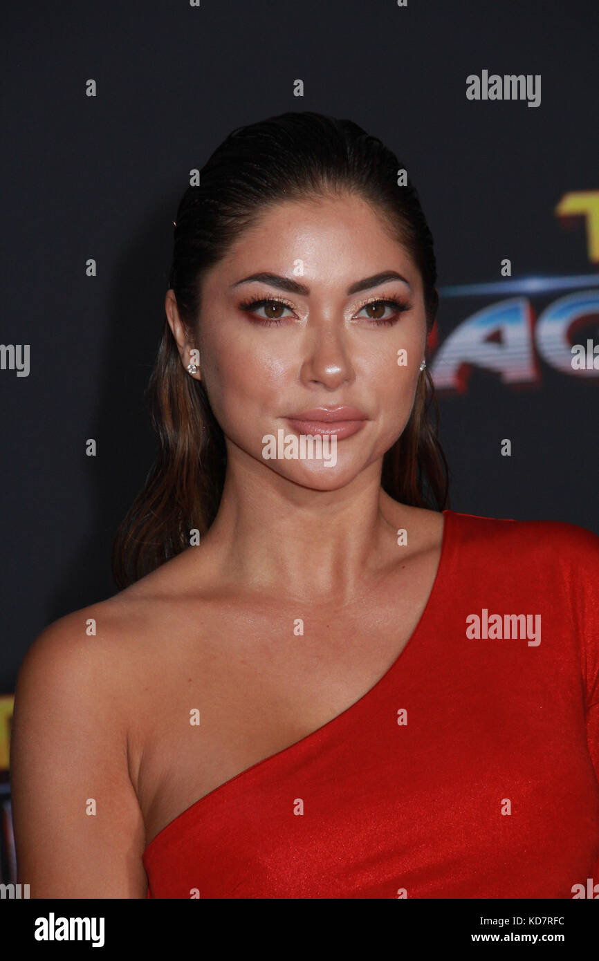 Arianny Celeste 10/10/2017 The world premiere of gThor: Ragnarok h held ...