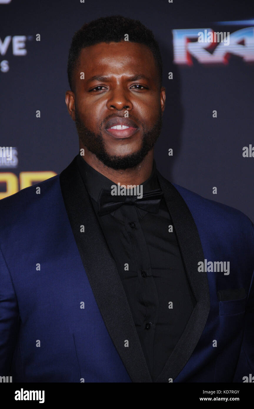 Hollywood, CA, USA. 10th Oct, 2017. Winston Duke. World Premiere of ...