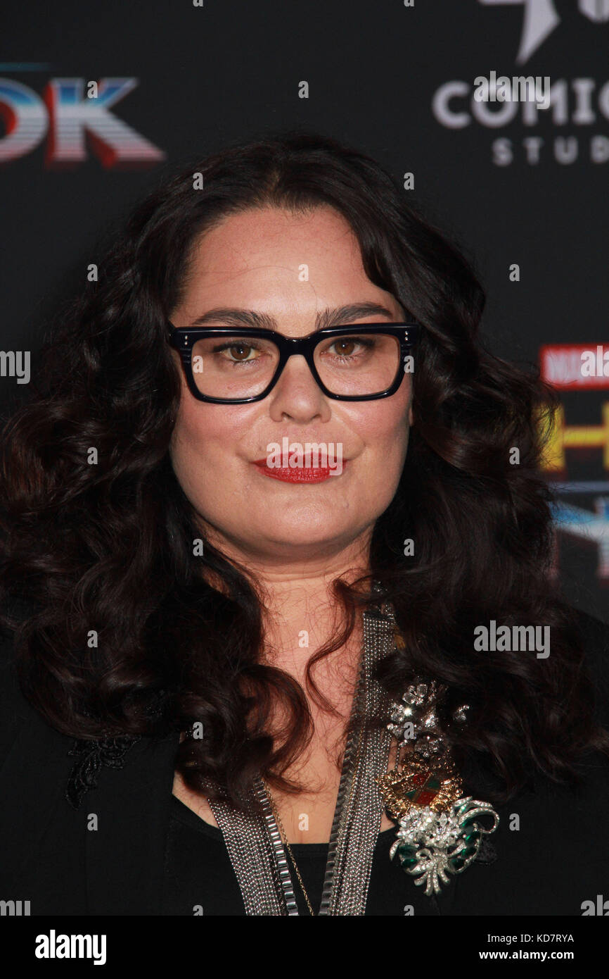 Rachel House 10/10/2017 The world premiere of gThor: Ragnarok h held at ...