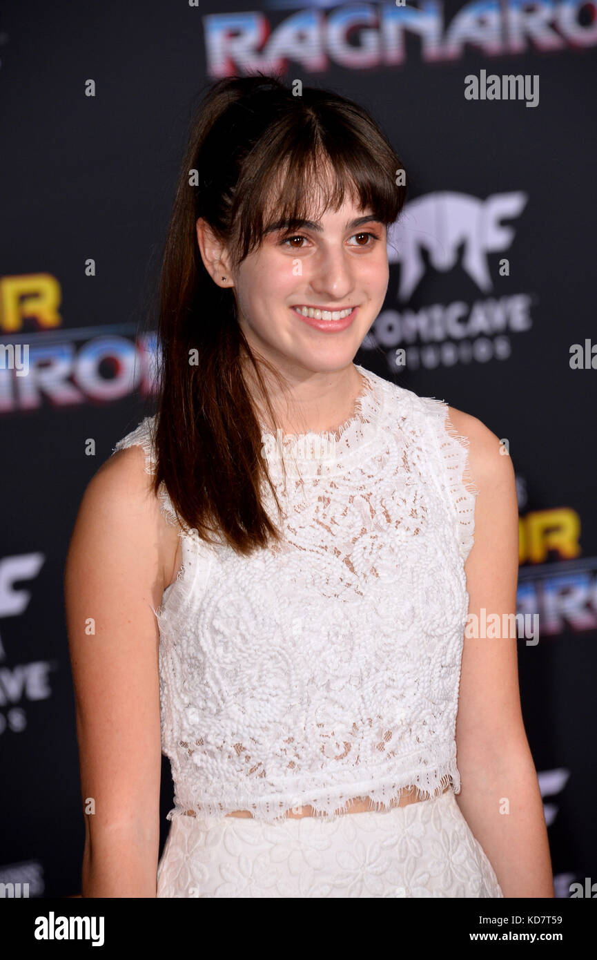 Los Angeles, USA. 10th Oct, 2017. Maya Jade Frank at the premiere for ...