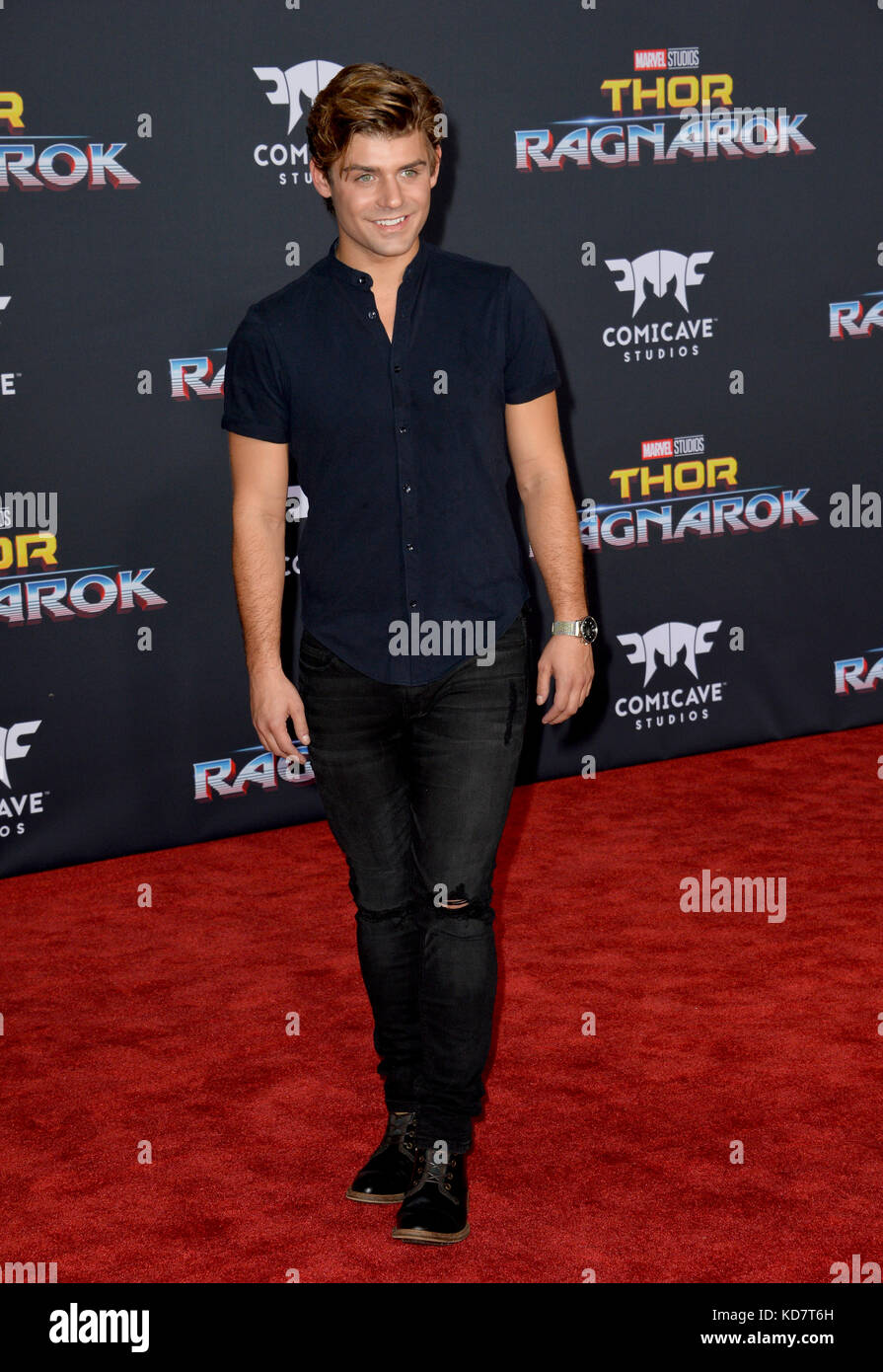 Los Angeles, USA. 10th Oct, 2017. Garrett Clayton at the premiere for ...