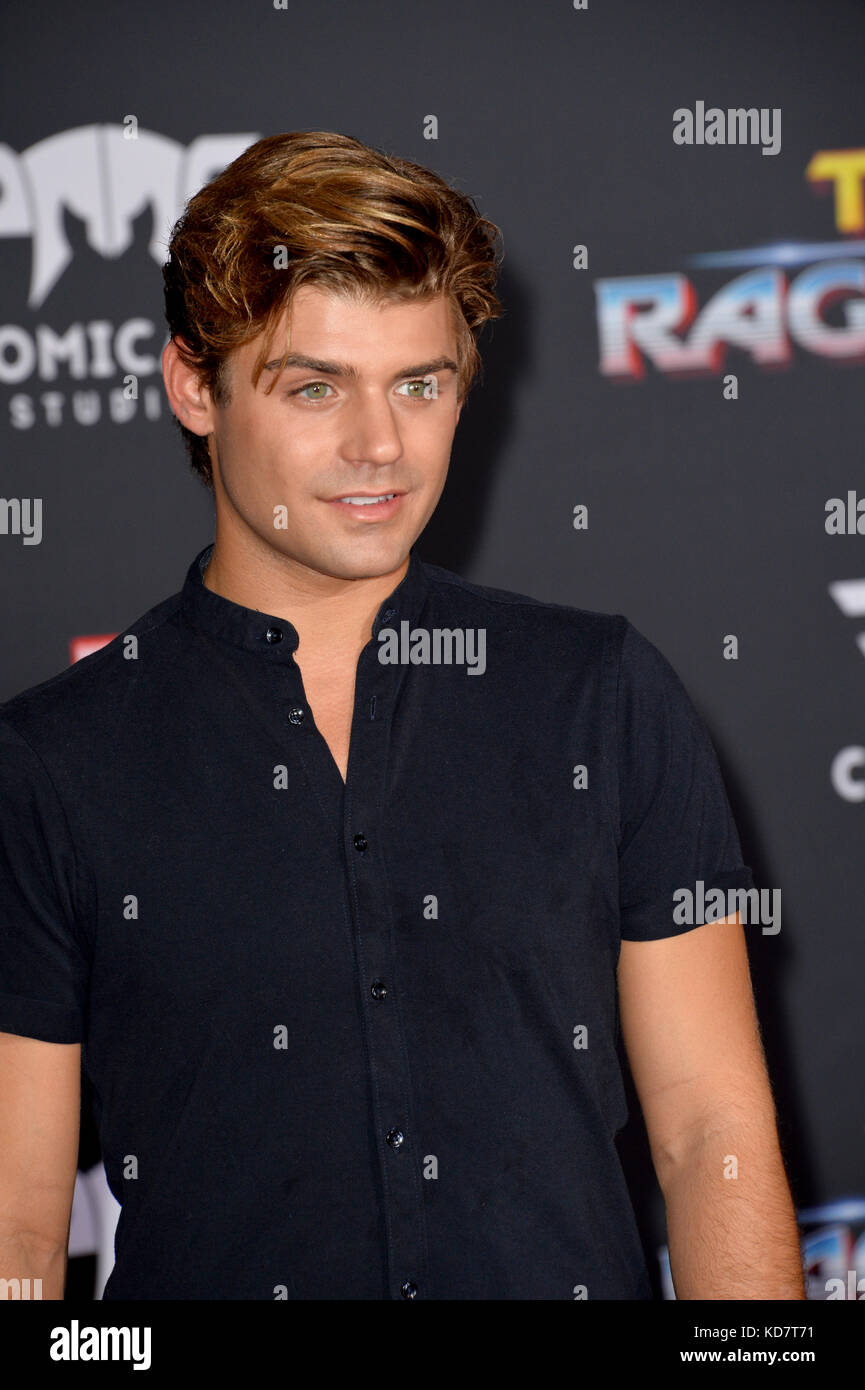 Los Angeles, USA. 10th Oct, 2017. Garrett Clayton at the premiere for ...