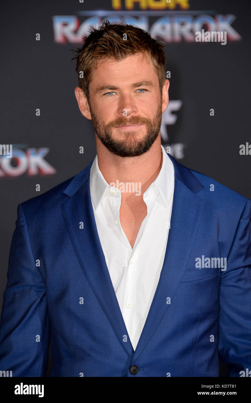 Los Angeles, USA. 10th Oct, 2017. Chris Hemsworth at the premiere for ...