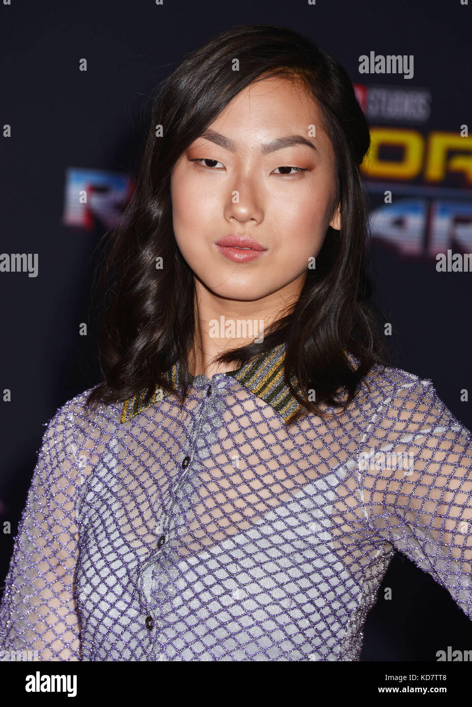 Los Angeles, USA. 10th Oct, 2017. Madison Hu 013 arriving at the Thor ...