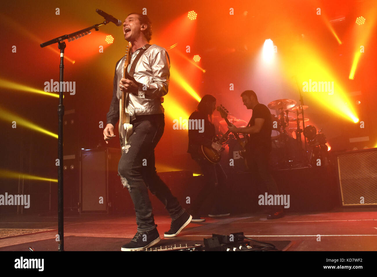 Munich, Germany. 9th Oct, 2017. Gavin Rossdale, Chris Traynor, Corey ...