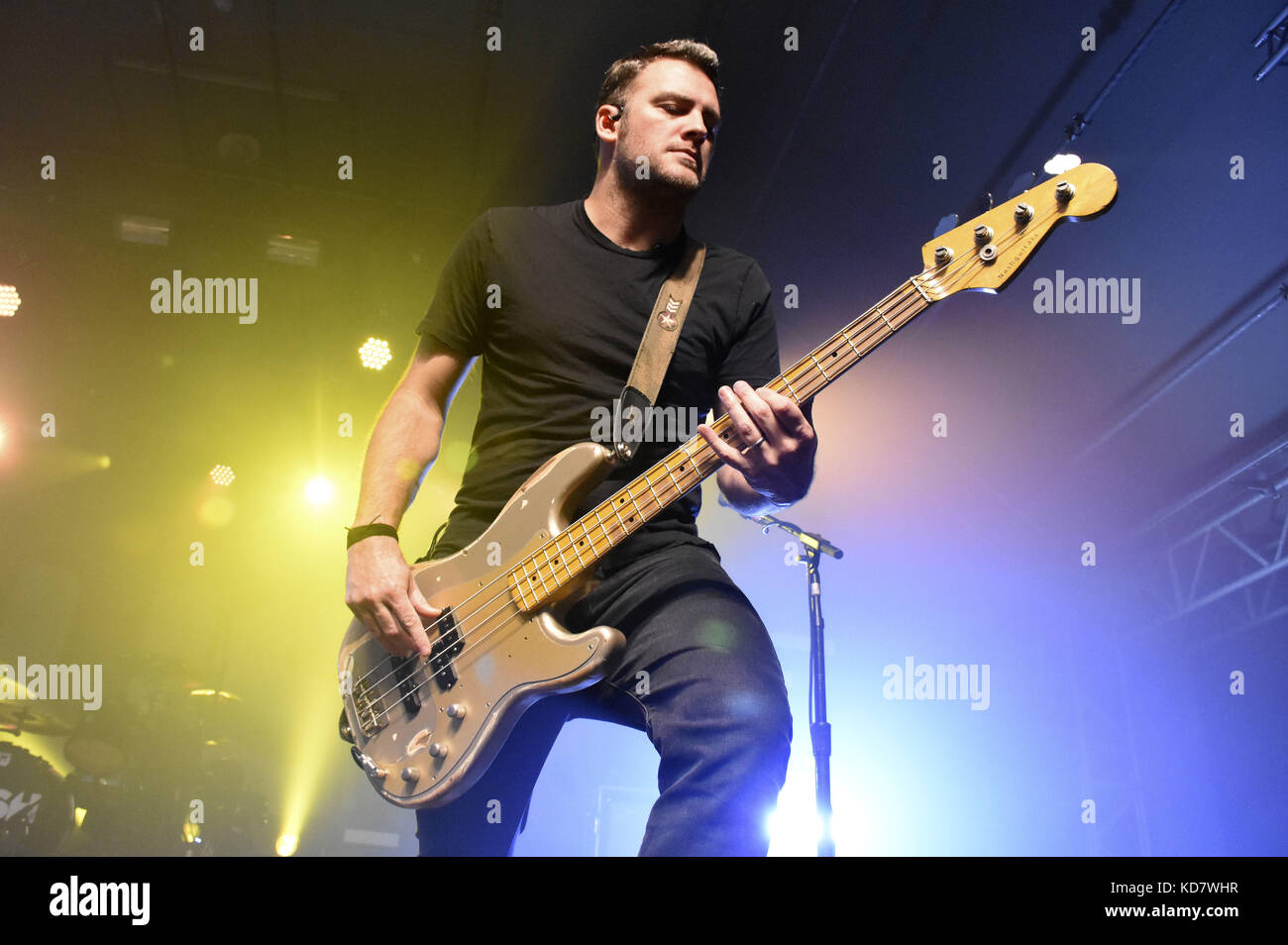 Munich, Germany. 9th Oct, 2017. Corey Britz of Bush performs live on ...
