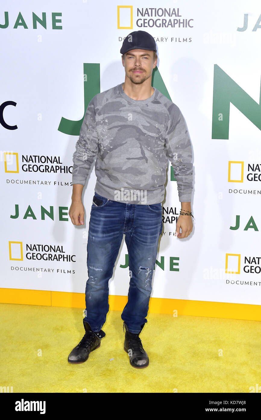 Hollywood, California. 9th Oct, 2017. Derek Hough attends the premiere ...