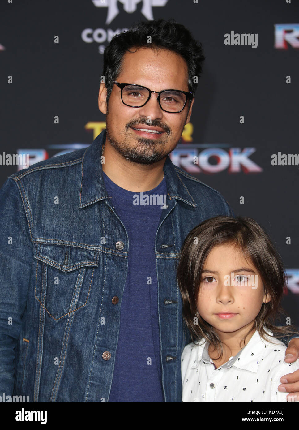 Hollywood, California, USA. 10th Oct, 2017. Michael Pena, Son, at the ...